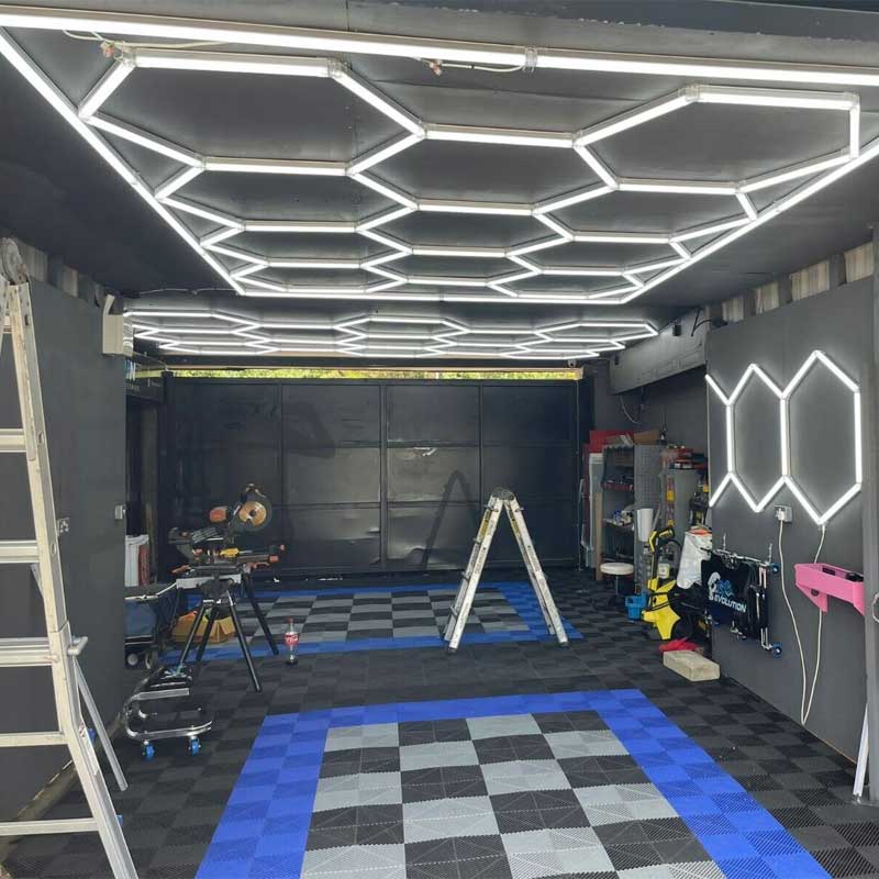Honeycomb Lights Garage 22 Grid Hexagon Lighting System