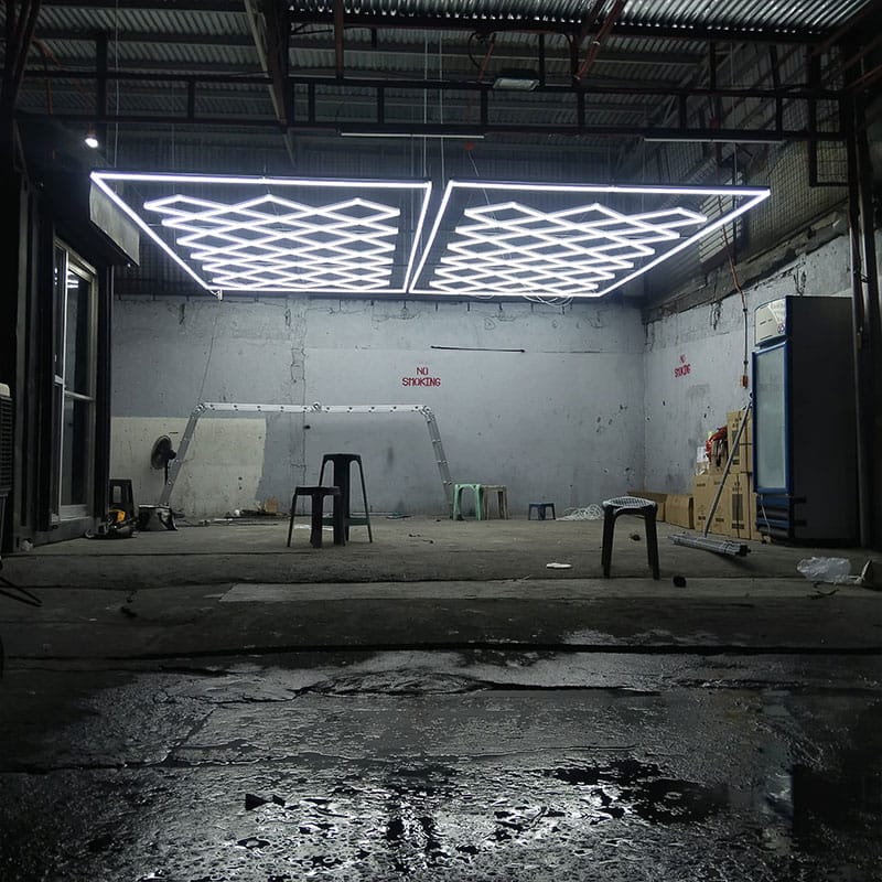 Garage LED Lighting (16ft * 10ft） - HexaGlo™ Lighting Official