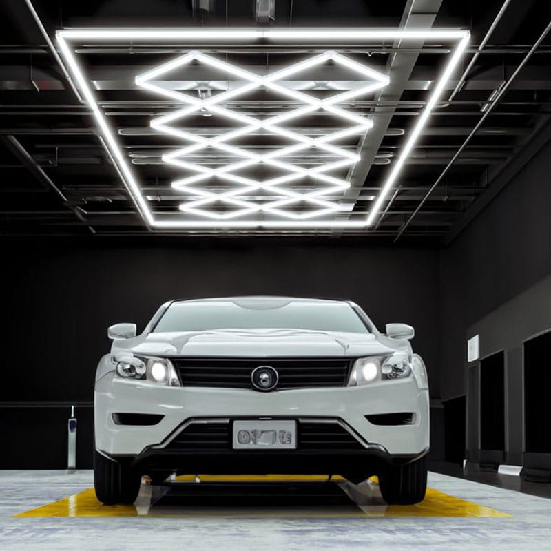 LED Garage Ceiling Lights (16ft * 8ft） - HexaGlo™ Lighting Official